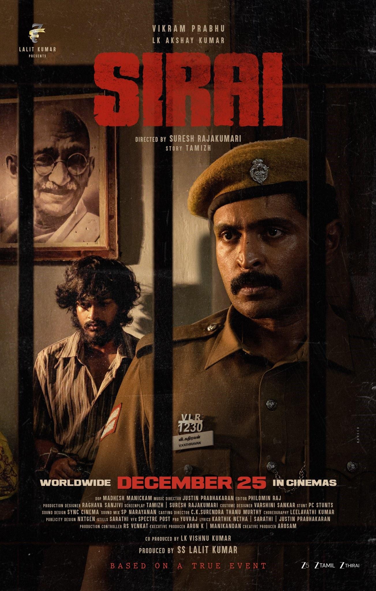 Sirai starring Vikram Prabhu gears up for Christmas Release! OTT, Satellite partner revealed ...